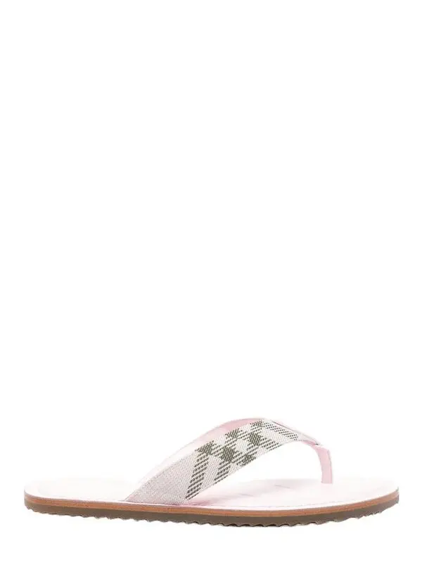 Burberry Pavilion Check Sandals - Pink