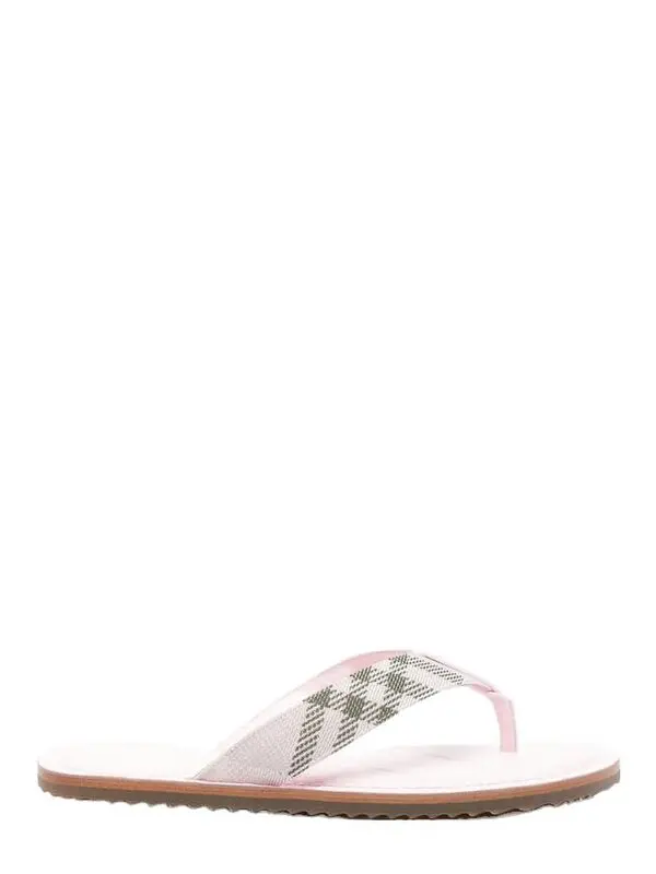 Burberry Pavilion Check Sandals - Pink