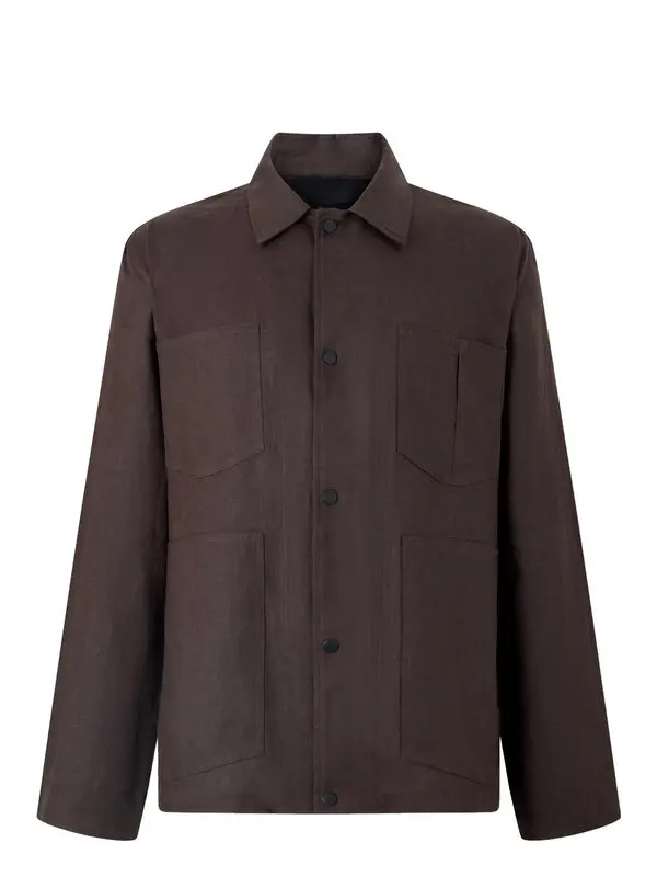 Rag & Bone Calder Linen Jacket - Brown