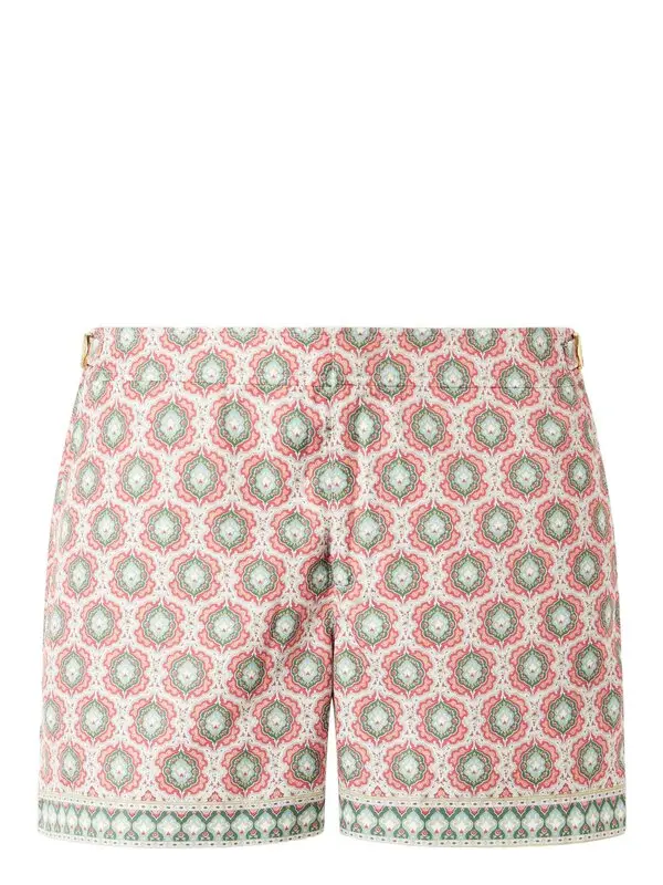 Orlebar Brown Setter Passetto Straight-leg Printed Swim Shorts - Red