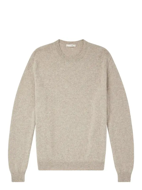 THE ROW Cyrus Cashmere And Alpaca-blend Sweater - Natural