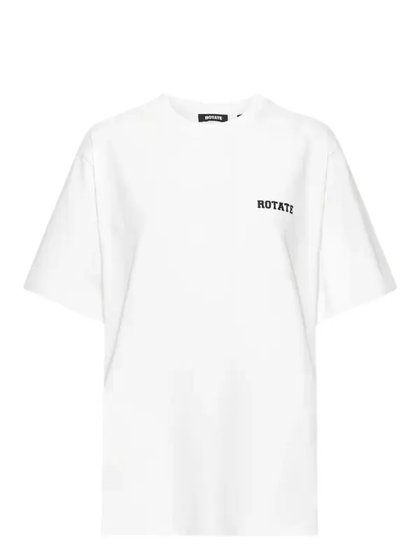 ROTATE BY BIRGER CHRISTENSEN Oversized Cotton T-shirt - White