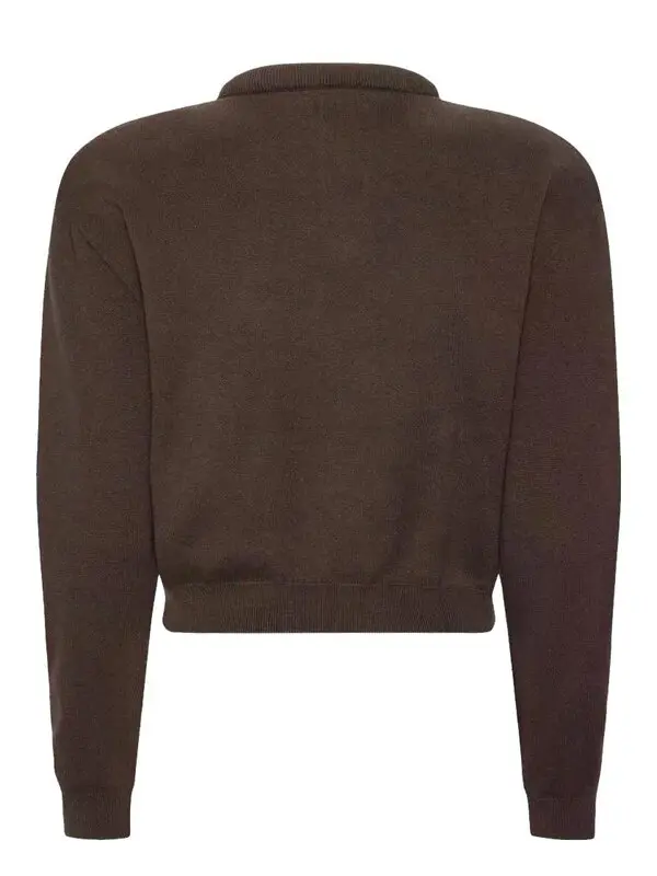 ROTATE BY BIRGER CHRISTENSEN Long-sleeve Cardigan - Brown