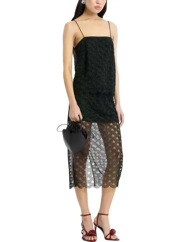 ROTATE BY BIRGER CHRISTENSEN Sequin Embellishment Blouse - Black