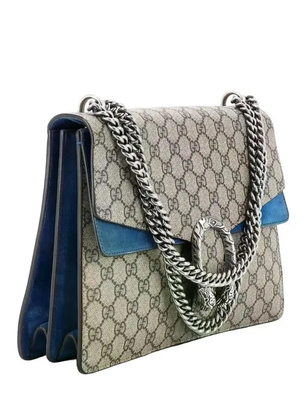 Gucci Dionysus Gg Coated Canvas Medium Shoulder Bag - Blue