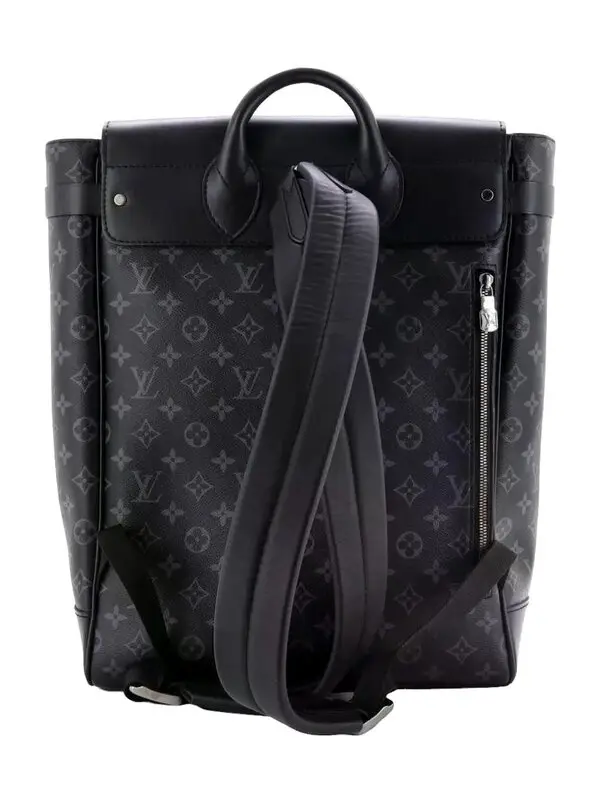 LOUIS VUITTON Steamer Monogram Eclipse Canvas Backpack - Black