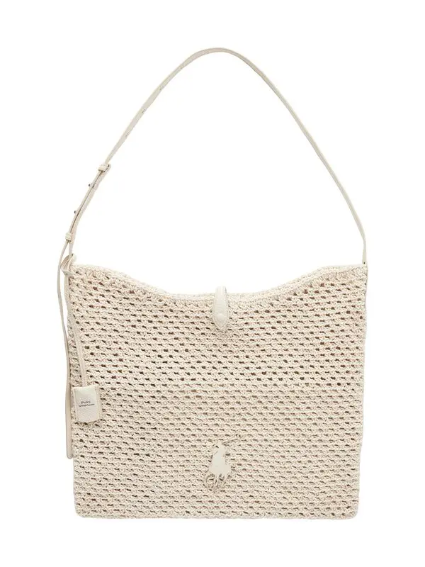 Polo Ralph Lauren Woven Cross Body Bag - Neutrals