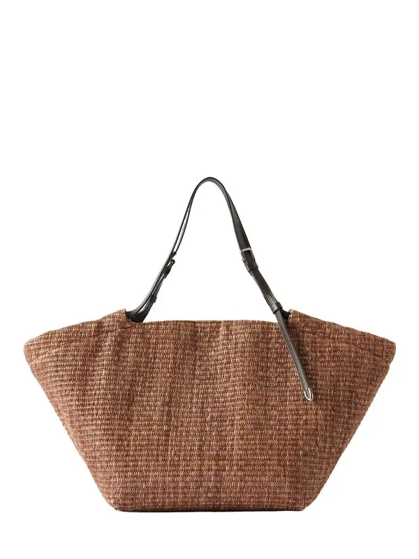 Brunello Cucinelli Raffia Tote - Brown