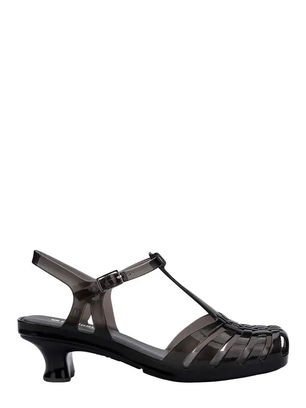 Melissa Vixen Kitten Heel Sandal - Black