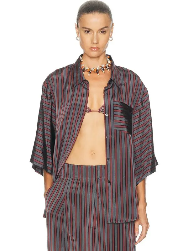 Dries Van Noten Button-down Shirt - Grey