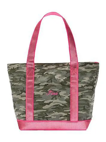 Pink Sequin Canvas Tote Bag - Print