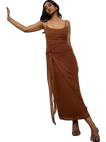 Victoria's Secret Tavira Midi Dress - Brown