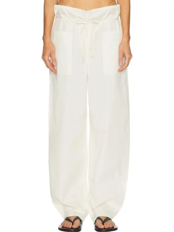 EAVES Syra Pant Wide Leg - Off White