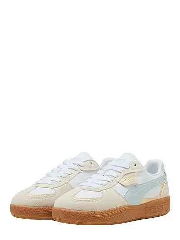 Pink Puma Palermo Low Top Sneakers - White,ivory
