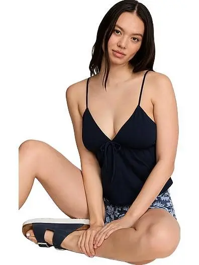 Pink Dream Jersey Babydoll Cami - Blue