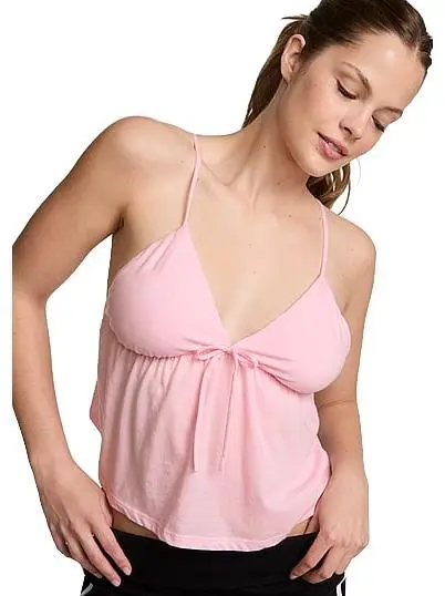 Pink Dream Jersey Babydoll Cami - Pink