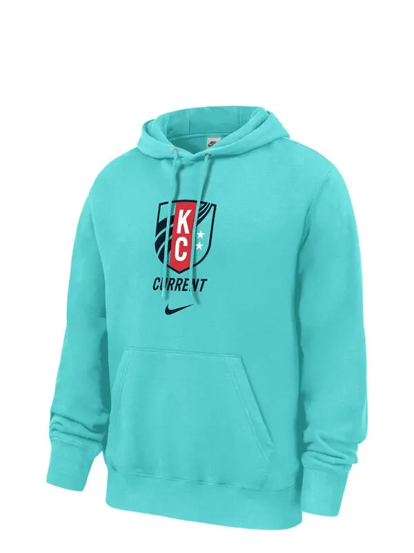 Nike Kansas City Current Club Fleece Pullover Hoodie - Blue