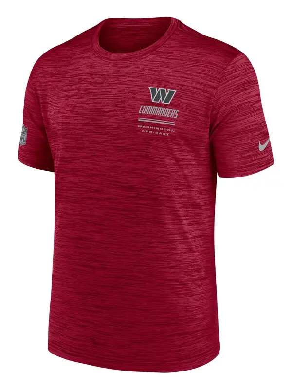 Nike Washington Commanders Sideline Team Issue Velocity Dri-fit Nfl T-shirt - Red