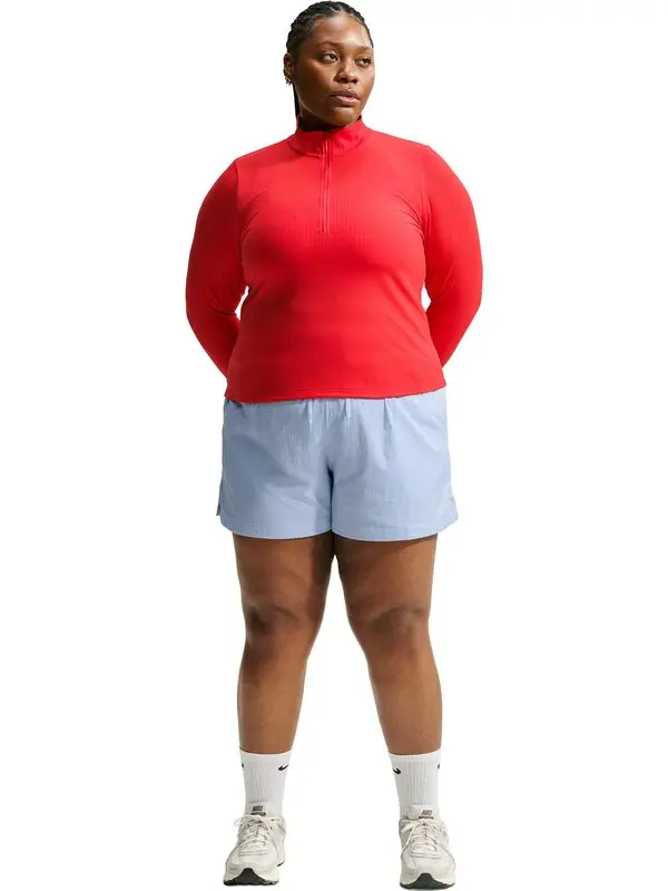Nike Loose High-waisted Lightweight Ripstop Shorts - Blue