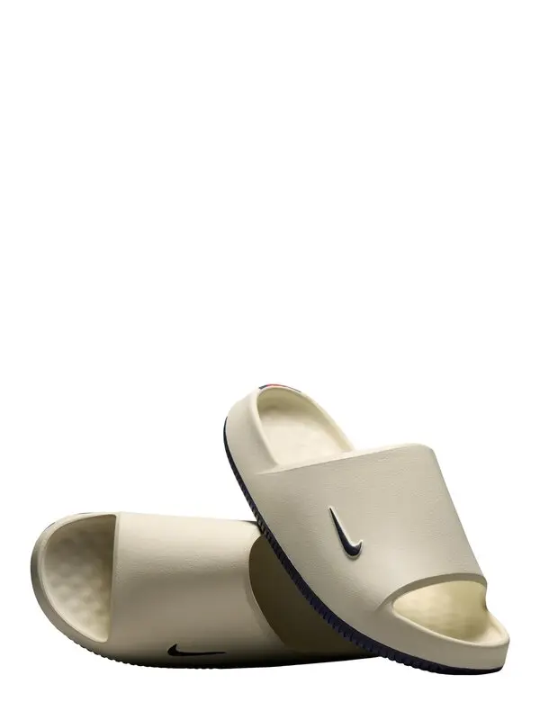 Nike Calm New England Patriots Slides - White