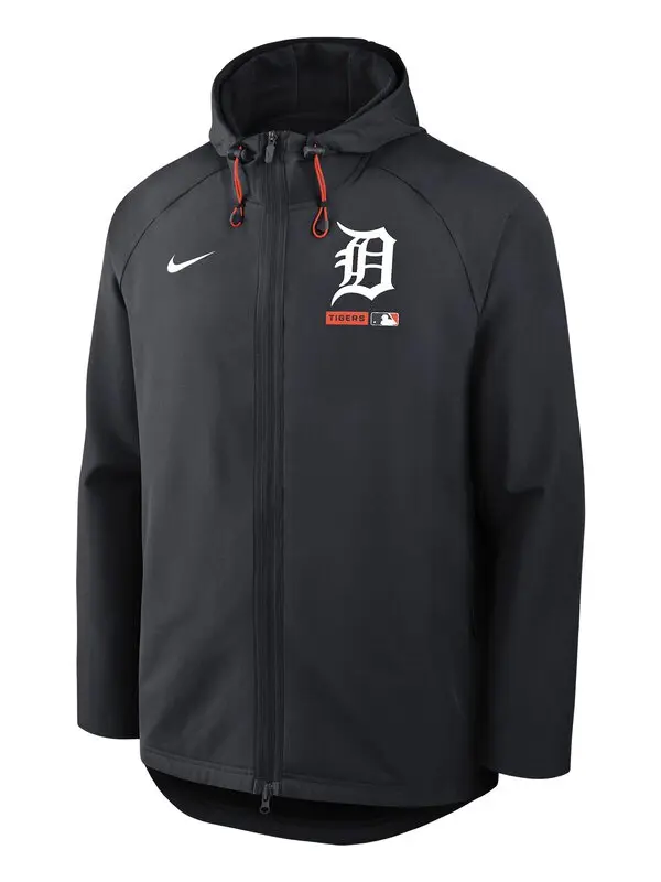 Nike Detroit Tigers Authentic Collection Therma-fit Hooded Jacket - Blue