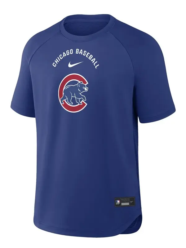Nike Chicago Cubs Authentic Collection Dri-fit Mlb Top - Blue