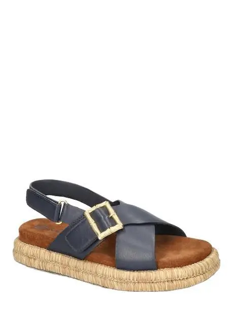 BELLA VITA Jaylyn Slingback Sandal - Navy Leather