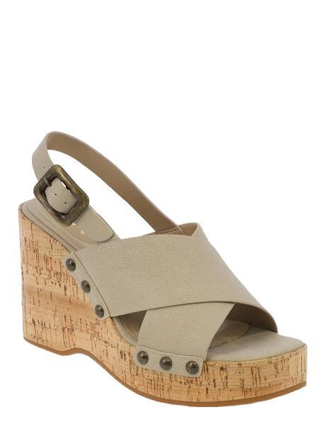 Mia Elleiana Wedge Sandal - Sand