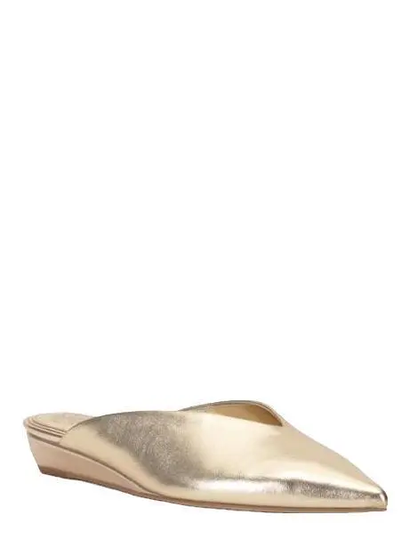 Vince Camuto Vinia Pointed Toe Wedge Mule - Egyptian Gol