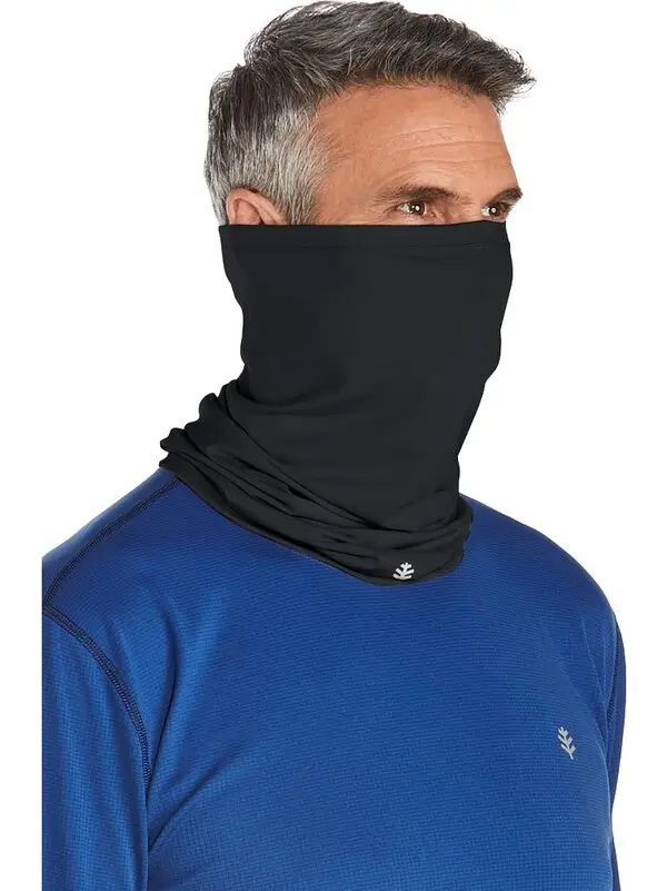 Coolibar Upf 50+ Sun Protection Neck Gaiter - Black