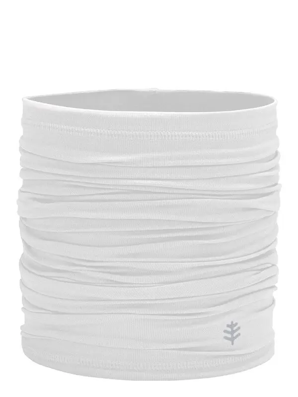 Coolibar Upf 50+ Sun Protection Neck Gaiter - White