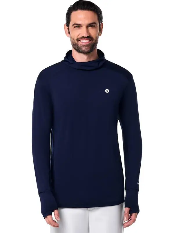 Coolibar Performance Sun Hoodie With Upf 50+ Protection - Navy
