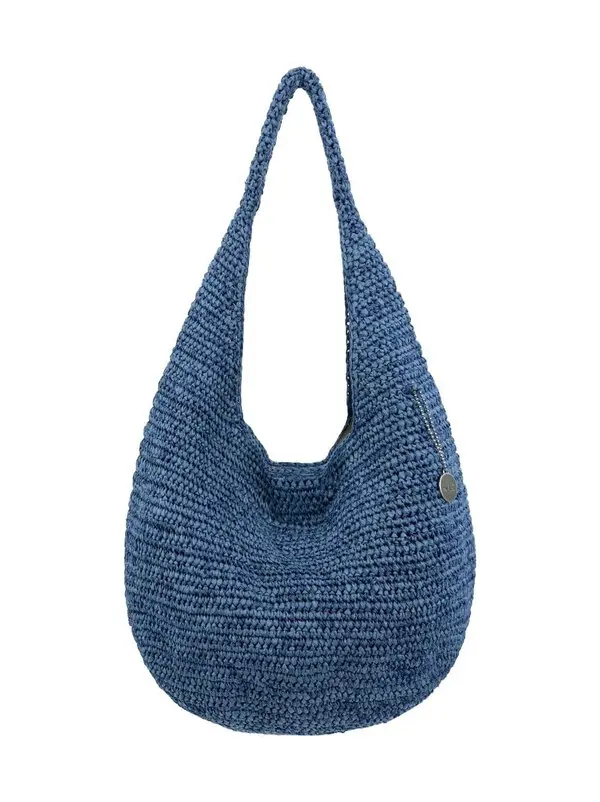 THE SAK 120 Small Hobo Bag - Denim Tonal Straw