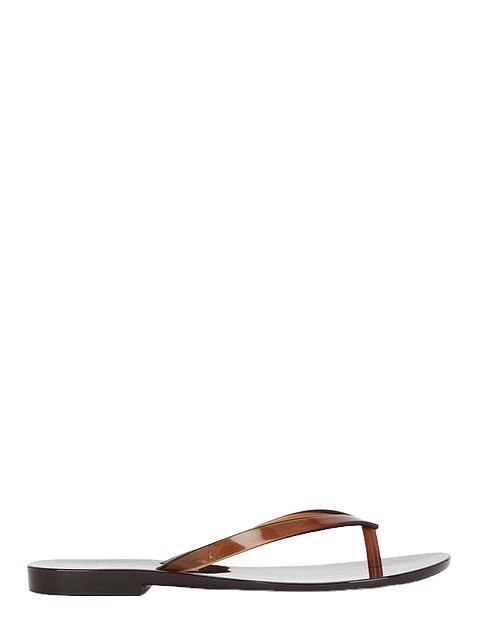 Madewell X Melissa Jelly Thong Flip Flop - Chocolate