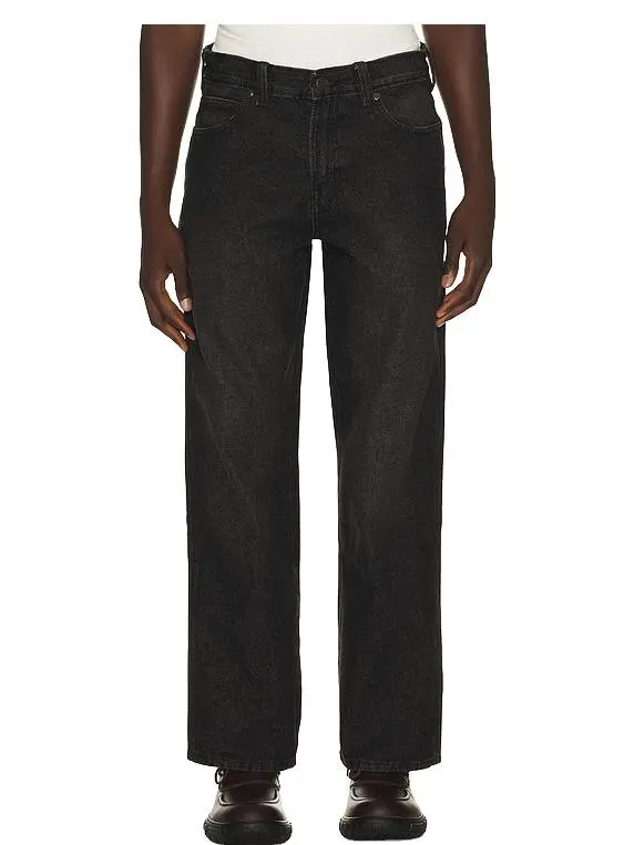 Dickies Relaxed Straight Work Jean - Black Wash Faded