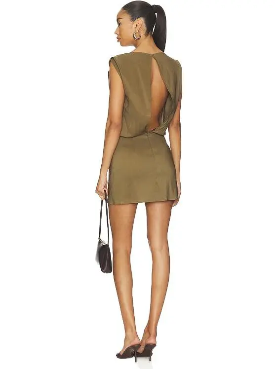 EAVES Lilou Mini Dress - Capers