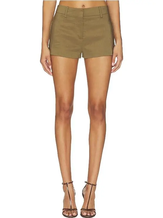 EAVES Tailored Micro Short - Capers