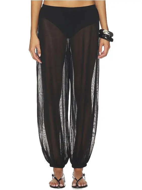 EAVES Kai Knit Balloon Pant - Black