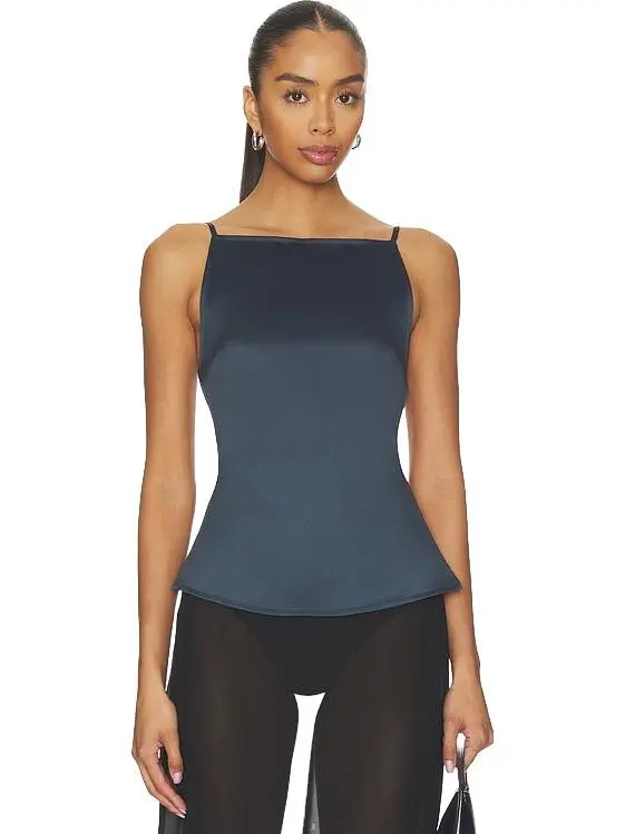 Lioness Camille Backless Top - Midnight Navy