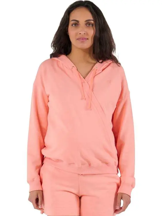 CACHE COEUR Maternity & Nursing Hoodie - Apricot