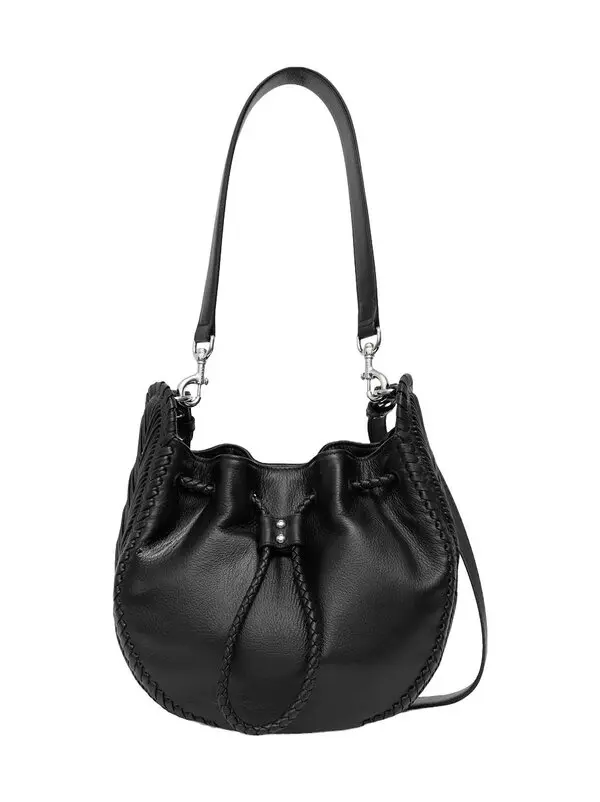 AIMEE All For Love Convertible Drawstring Bucket Bag - Black