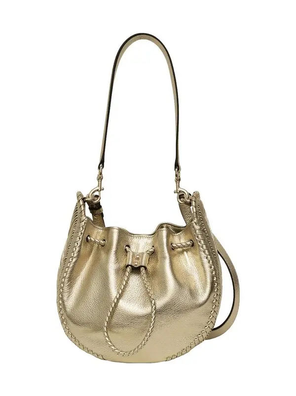 AIMEE All For Love Convertible Drawstring Bucket Bag - Warm Champagne