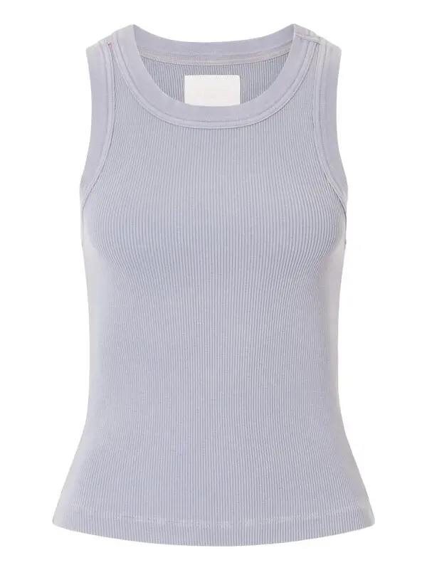 Citizens Of Humanity Isabel Ribbed Jersey Tank - Gray