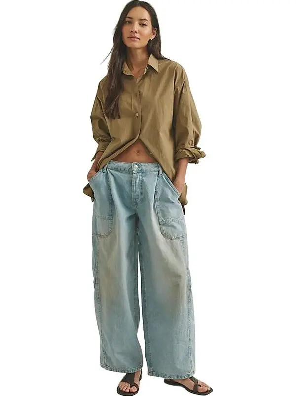Free People We The Free Darcy Baggy Jeans - Harmony