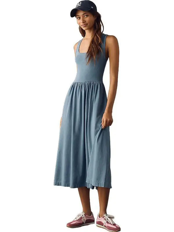 NATION LOS ANGELES Karla Midi Dress - Indigo