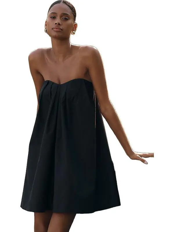 Endless Rose Sweetheart Mini Dress - Black