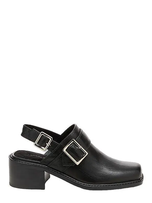 KELSI DAGGER BROOKLYN Glory Slingback Mules - Black