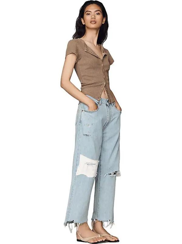 Denimist Haisley High-rise Relaxed Jeans - Coast Blue