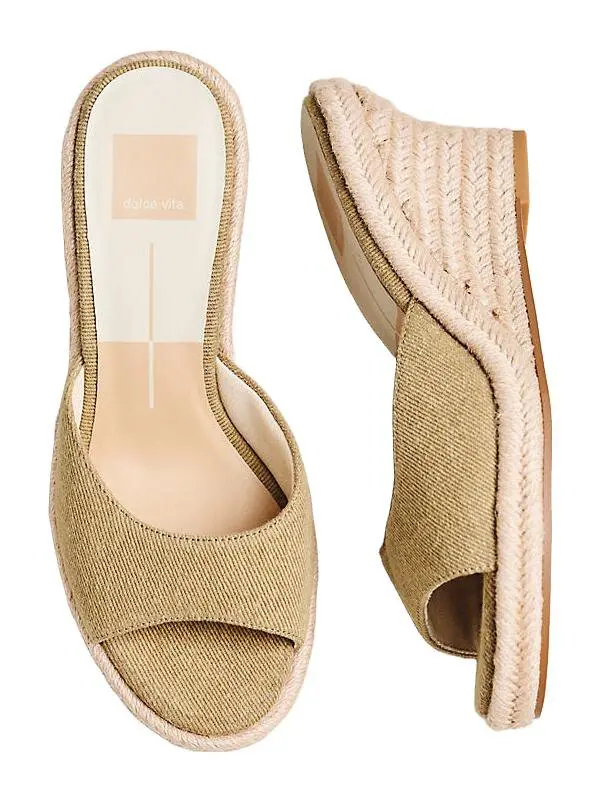 Dolce Vita Vaya Wedge Sandals - Khaki