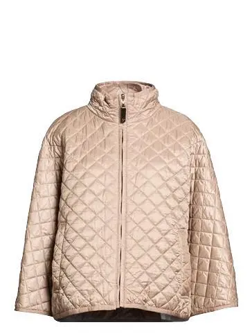 Max Mara Quilted Polyester Jacket - Beige